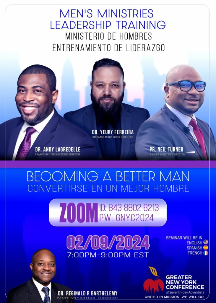 Men's Ministry Leadership Training - Greater New York Conference of SDA