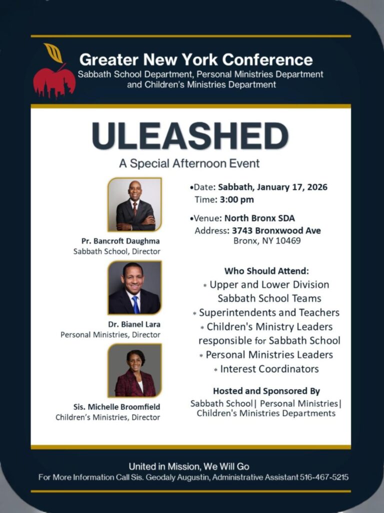 Unleashed - Greater New York Conference of SDA